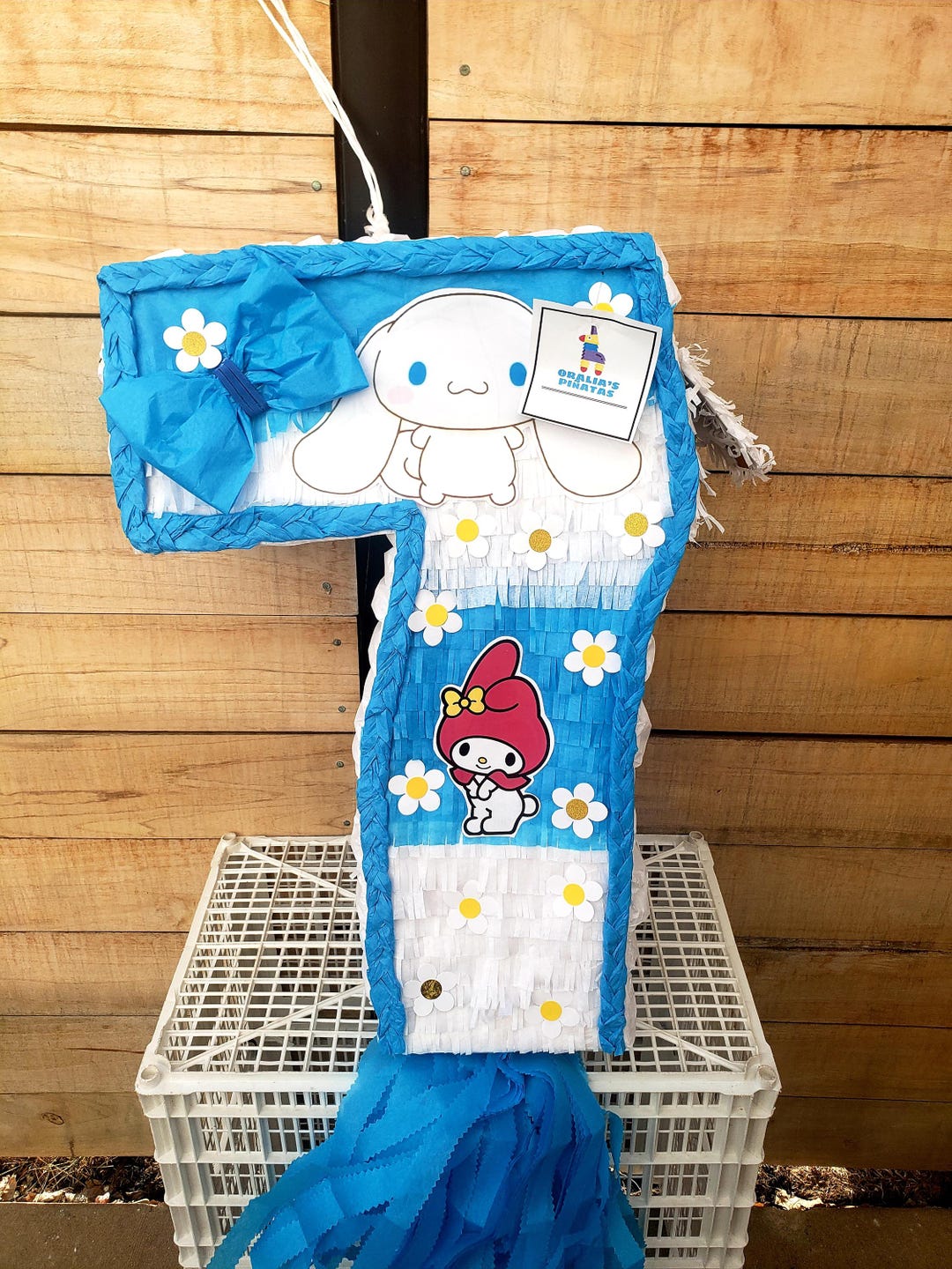 Cinnamon Number Seven Piñata Party (available Number 1-9). - Etsy