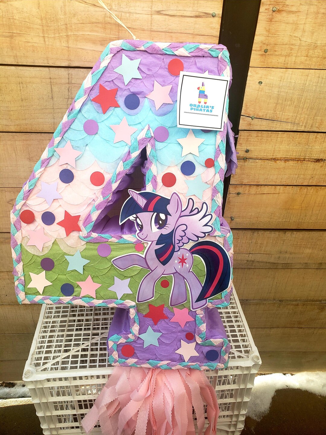 Pony Number for Piñata Party (available Number 1-9). - Etsy