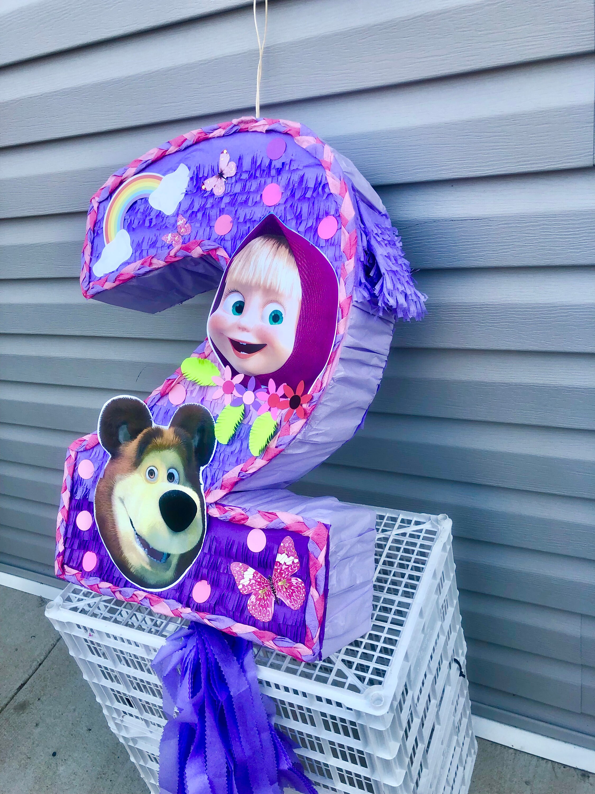 Bear Number Two Piñata Animals Party Bears Theme (available Number 1-9 ...