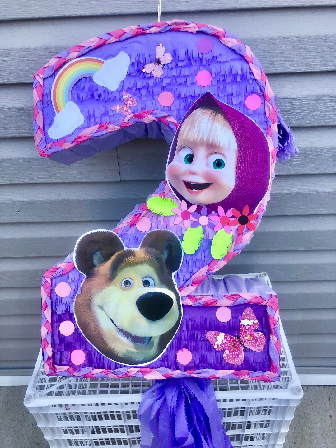 Bear Number Two Piñata Animals Party Bears Theme (available Number 1-9 ...