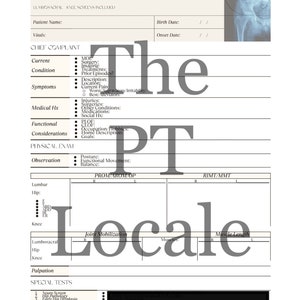 The Examination Series - 9 Outpatient Physical Therapy Examination ...