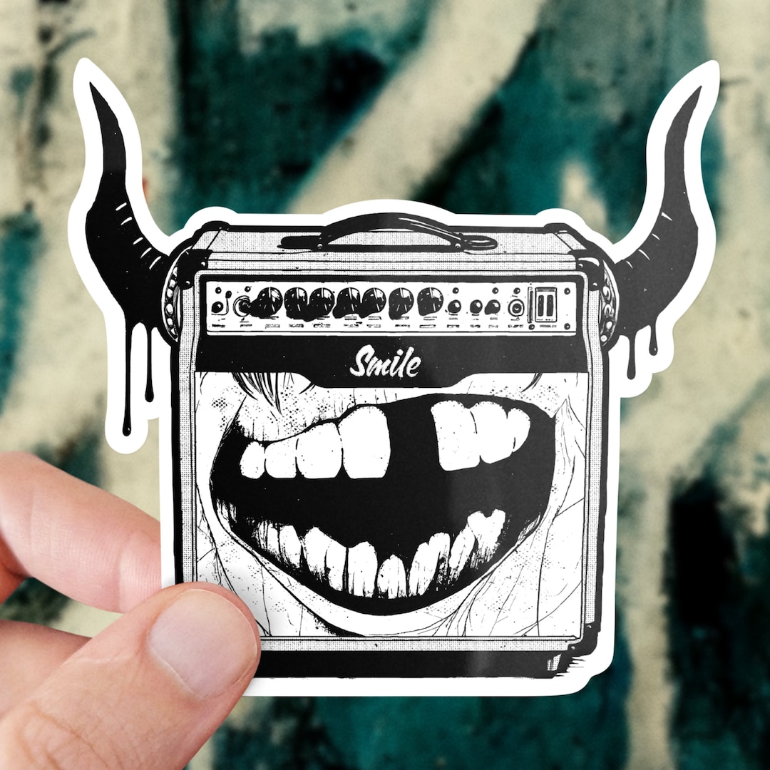 Amped Vinyl Sticker: Monster Laptop Decal, Waterproof, Laminated ...