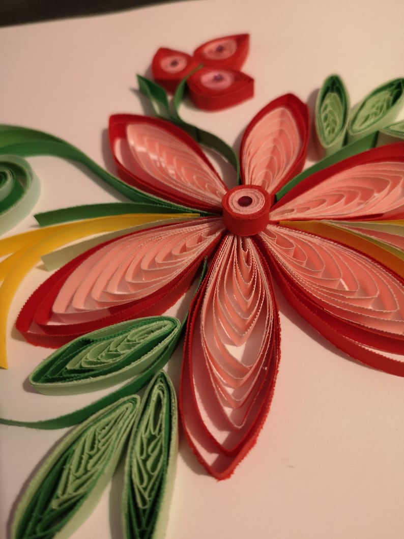 Handmade Quilling Flower - Etsy