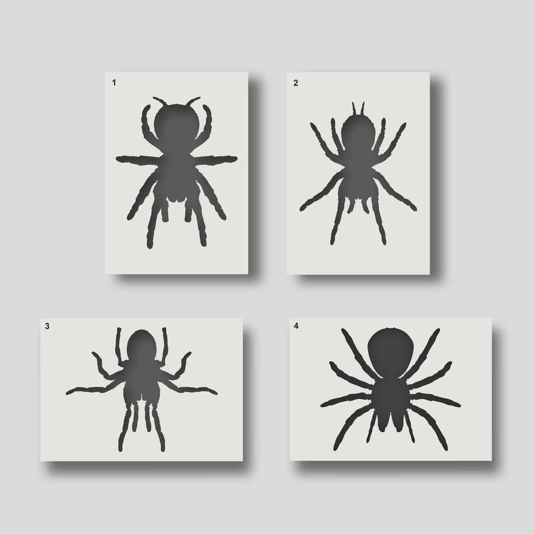 Reusable Spider Stencils for Home Decor - Halloween Decor - Wall Art ...