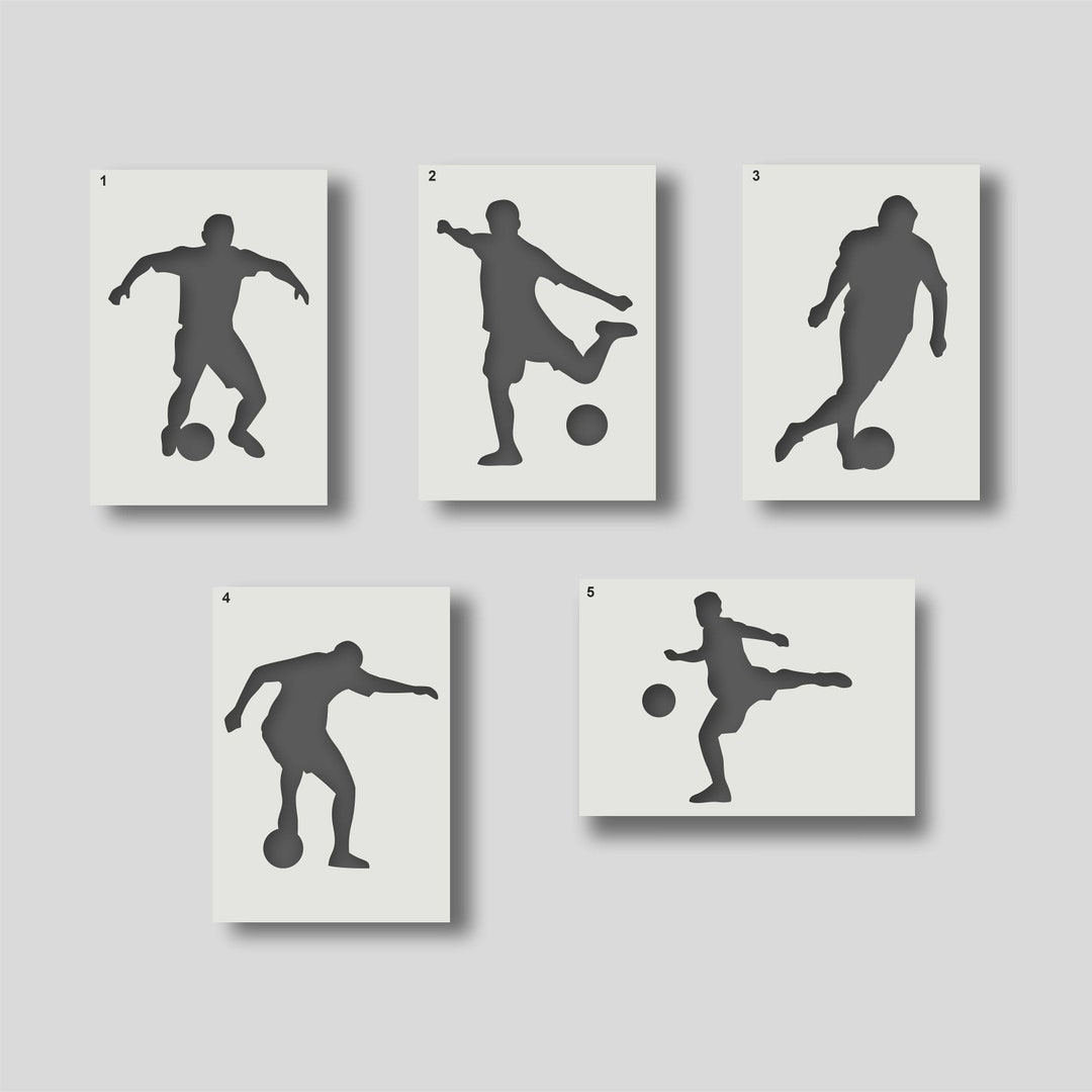 Football Player Stencils - Arts and Crafts - Home Decor - Kids Crafts ...