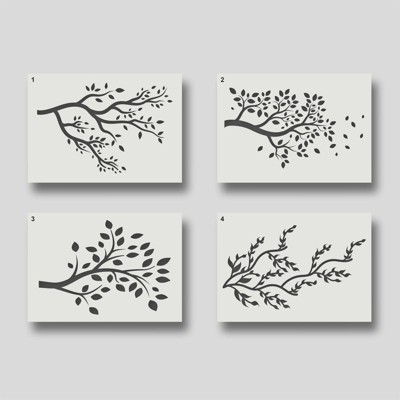 Branch Stencil - Etsy UK