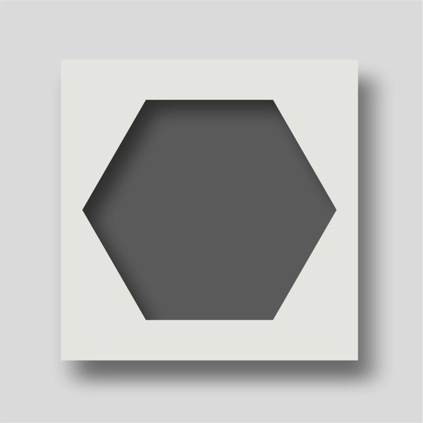 Hexagon Stencil - Etsy