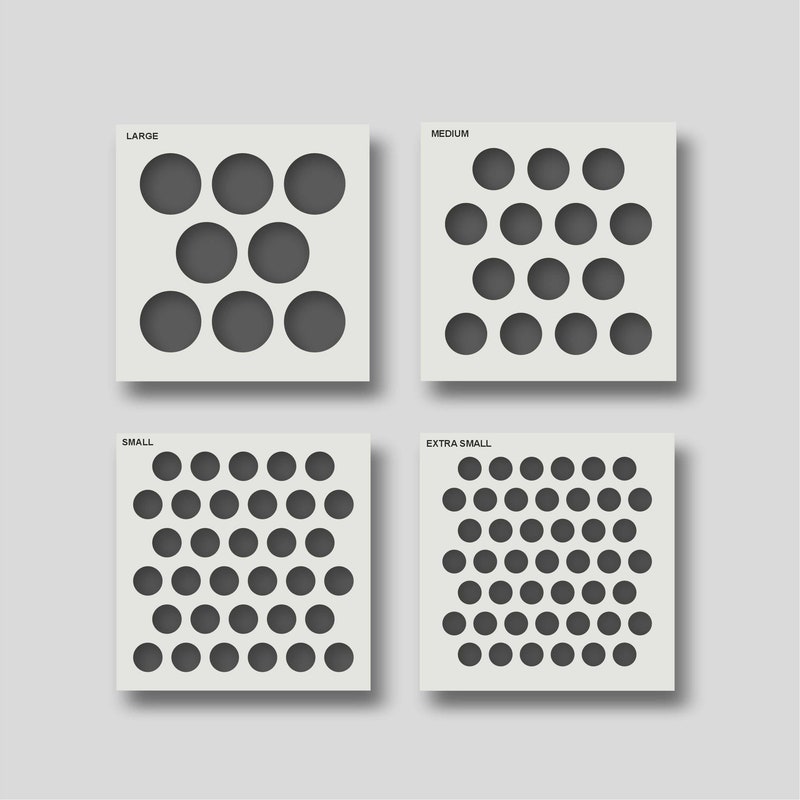 Circle Stencil - Etsy