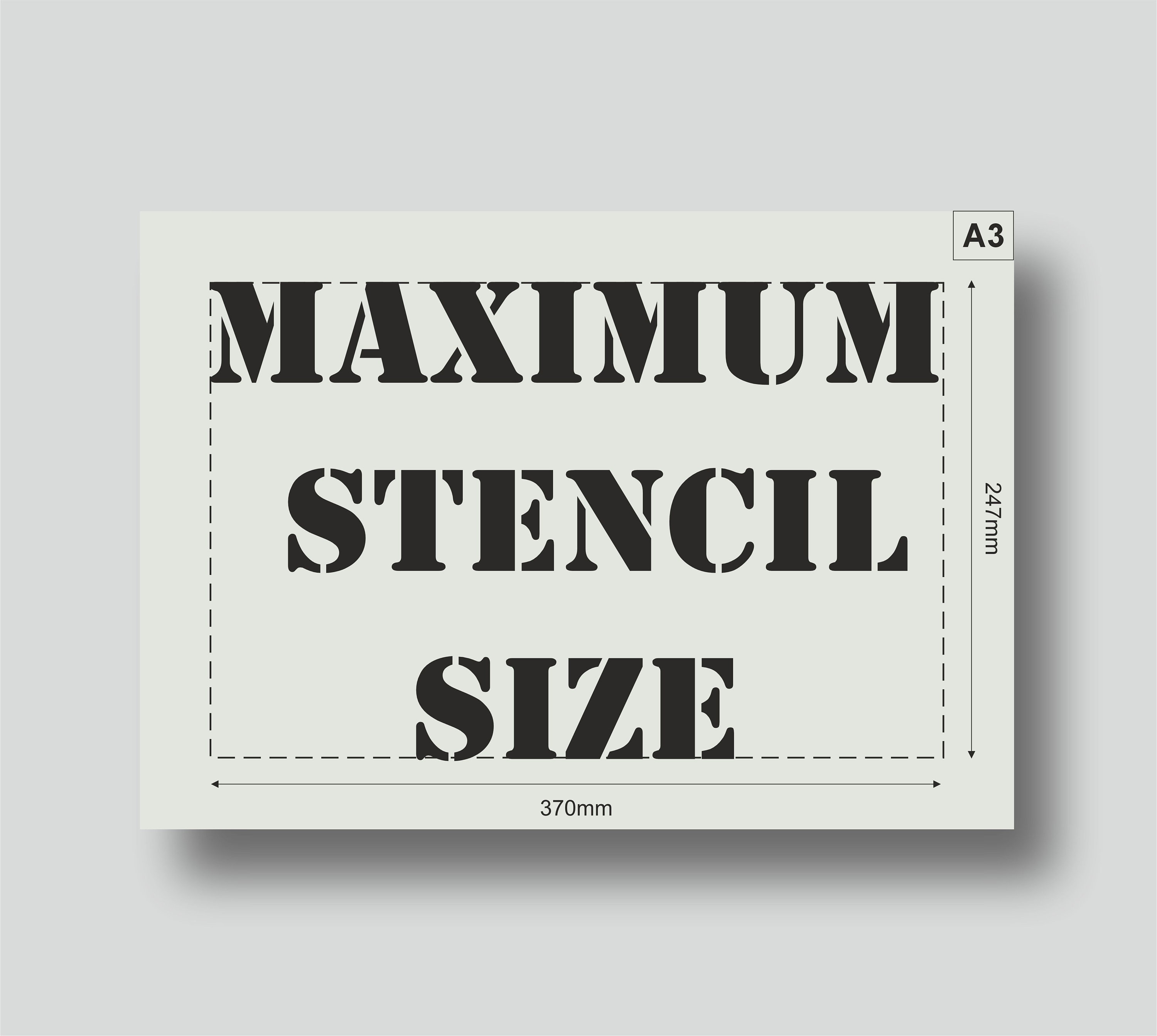 Custom Bespoke Stencils Made to Order With Your Design. - Etsy