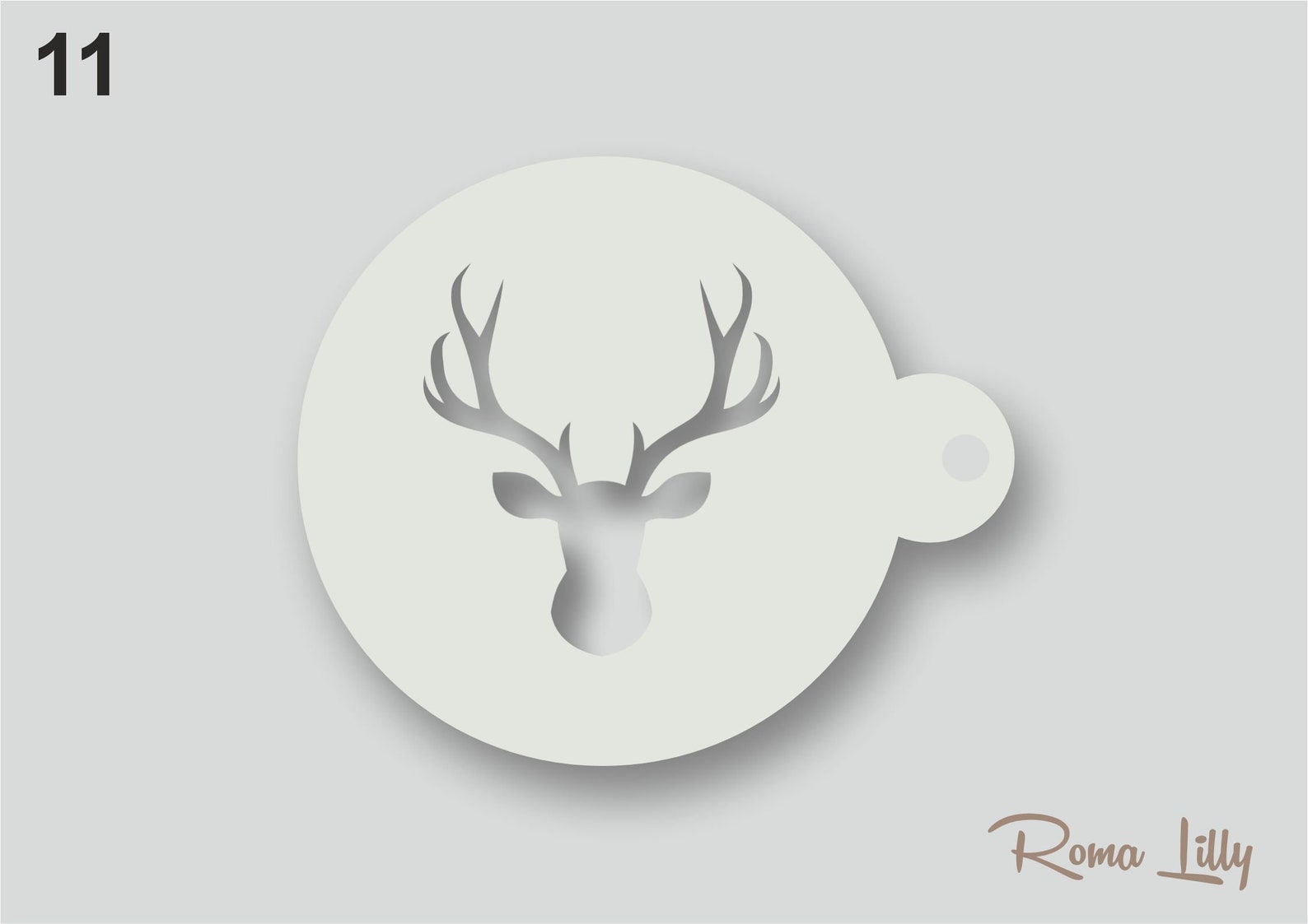 Christmas Coffee Duster Stencils, Decoration for Latte, Cappuccino, Hot ...