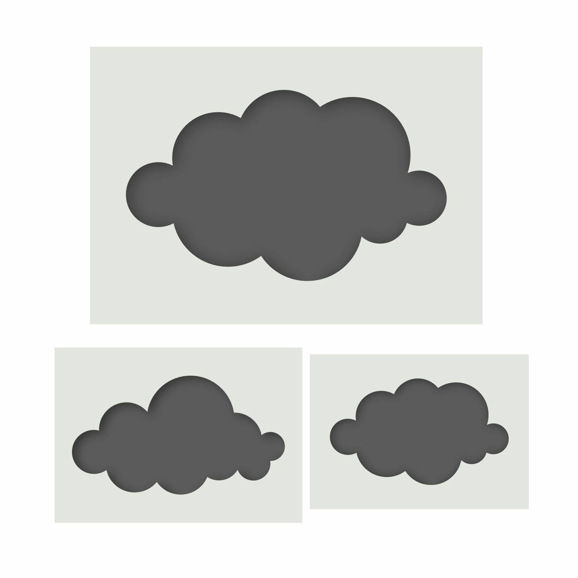 Cloud Stencil For Wall