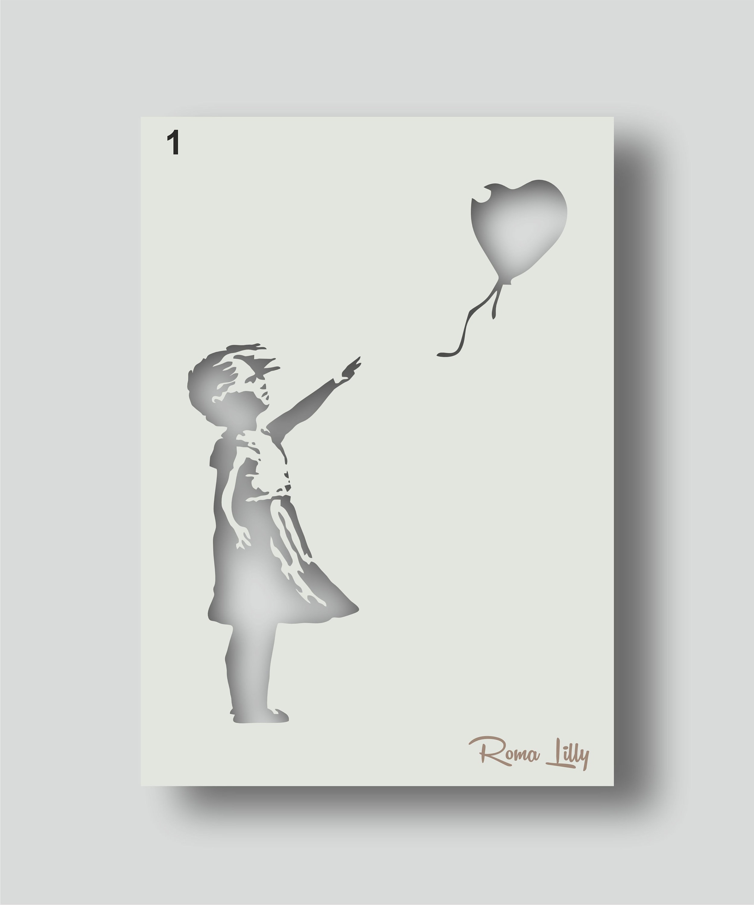 Banksy Stencils for Banksy Wall Art and Decorative Stencil Projects ...