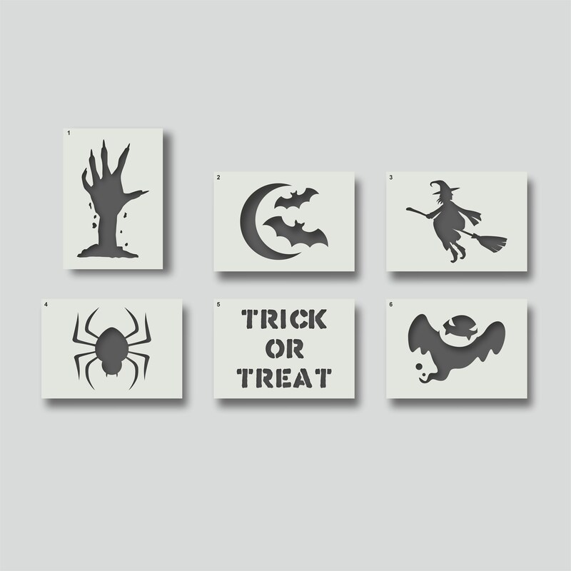Halloween Stencils - Etsy
