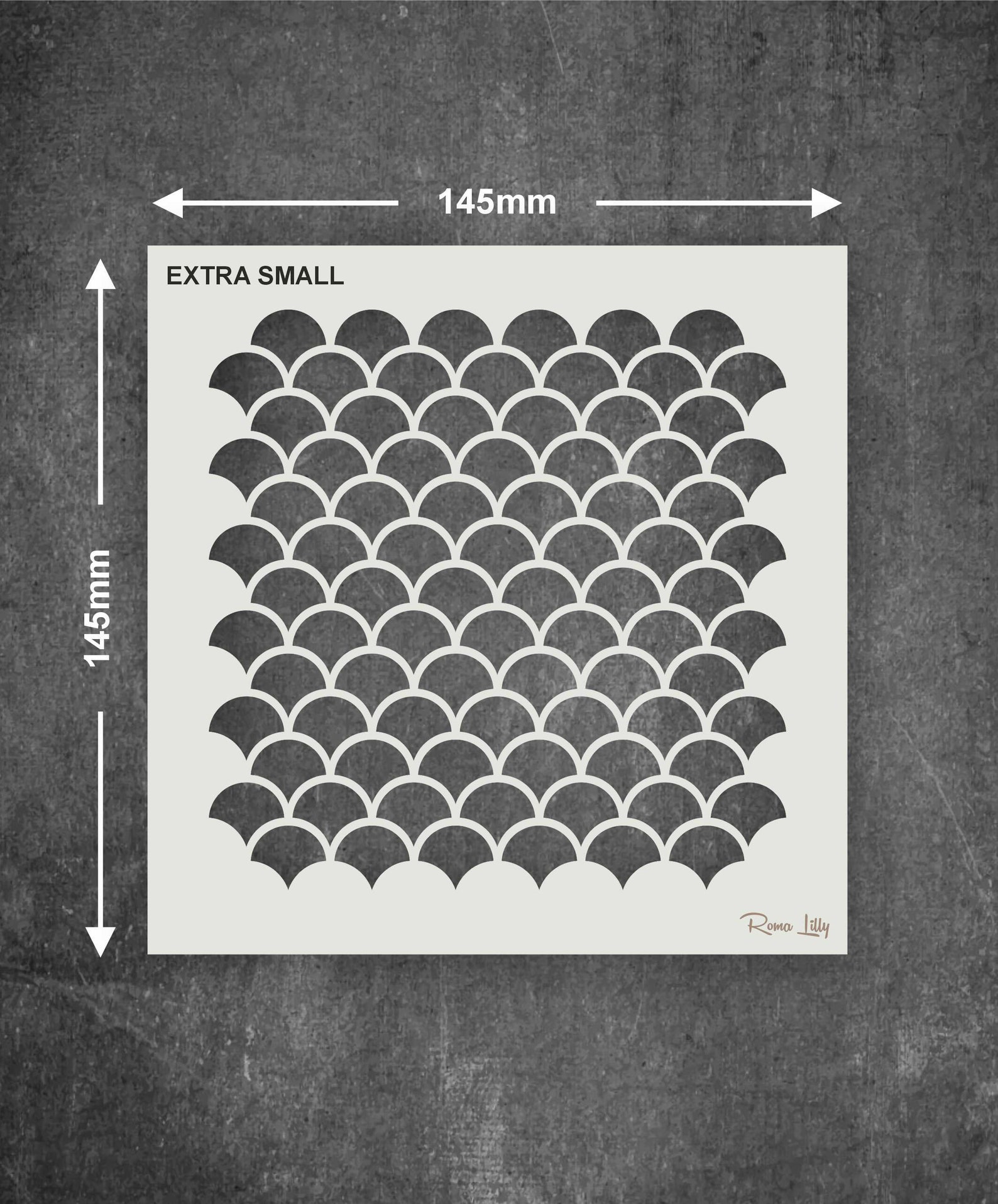 Mermaid Scales Stencils, Dragon Scales Stencils for Painting, Home ...
