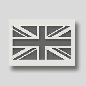 Union Jack Stencil, British Flag Stencil, Home Decor, Arts and Crafts ...