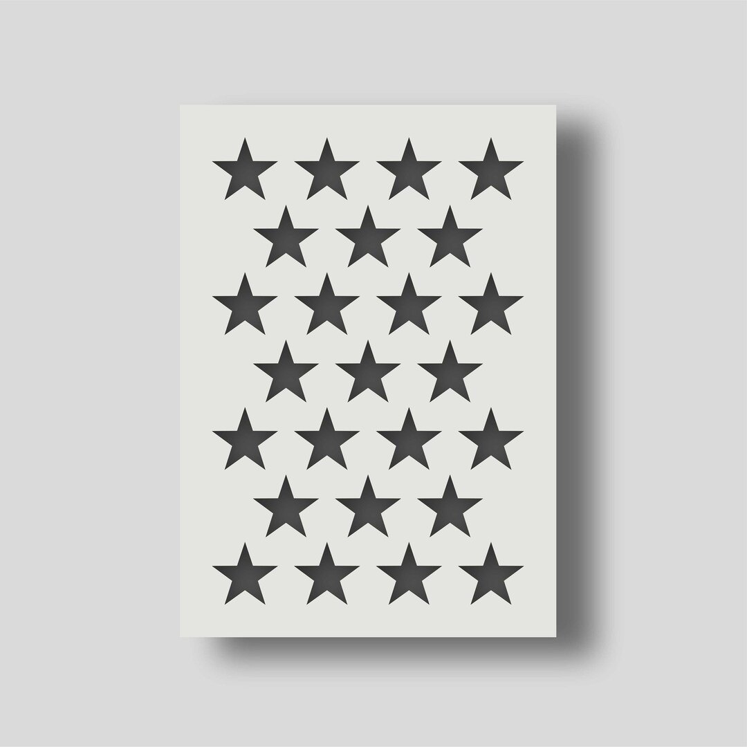 Star Stencils, Star Stencils For, Home Decor, Wall Art, Cake Decoration ...