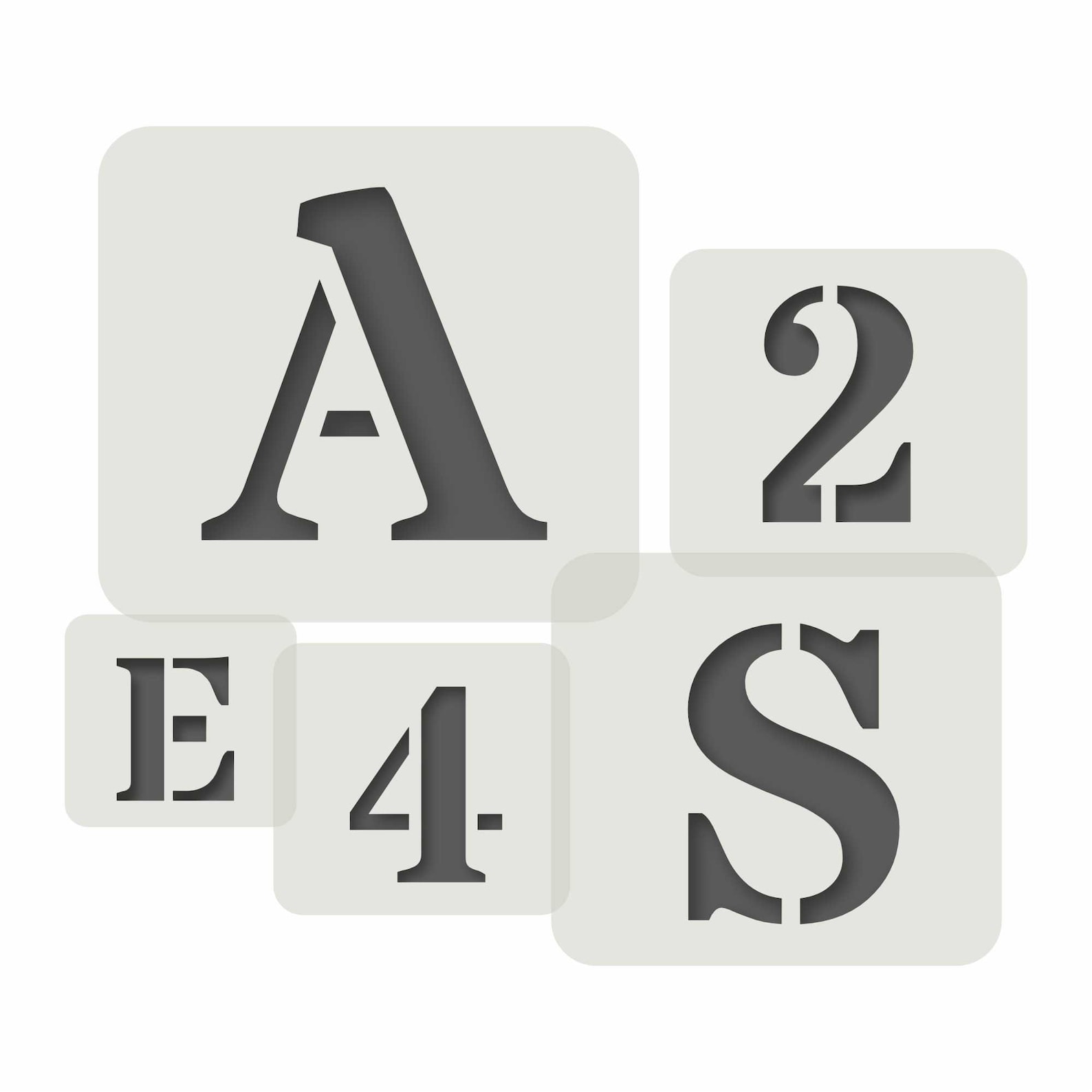 Reusable Letter and Number Stencils - Custom Stencil - Bespoke Stencil ...
