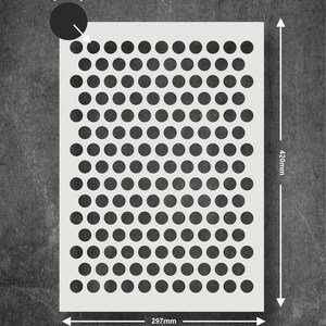 Circle Stencil, Round Stencils, Dot Stencils for Home Decor, Painting ...