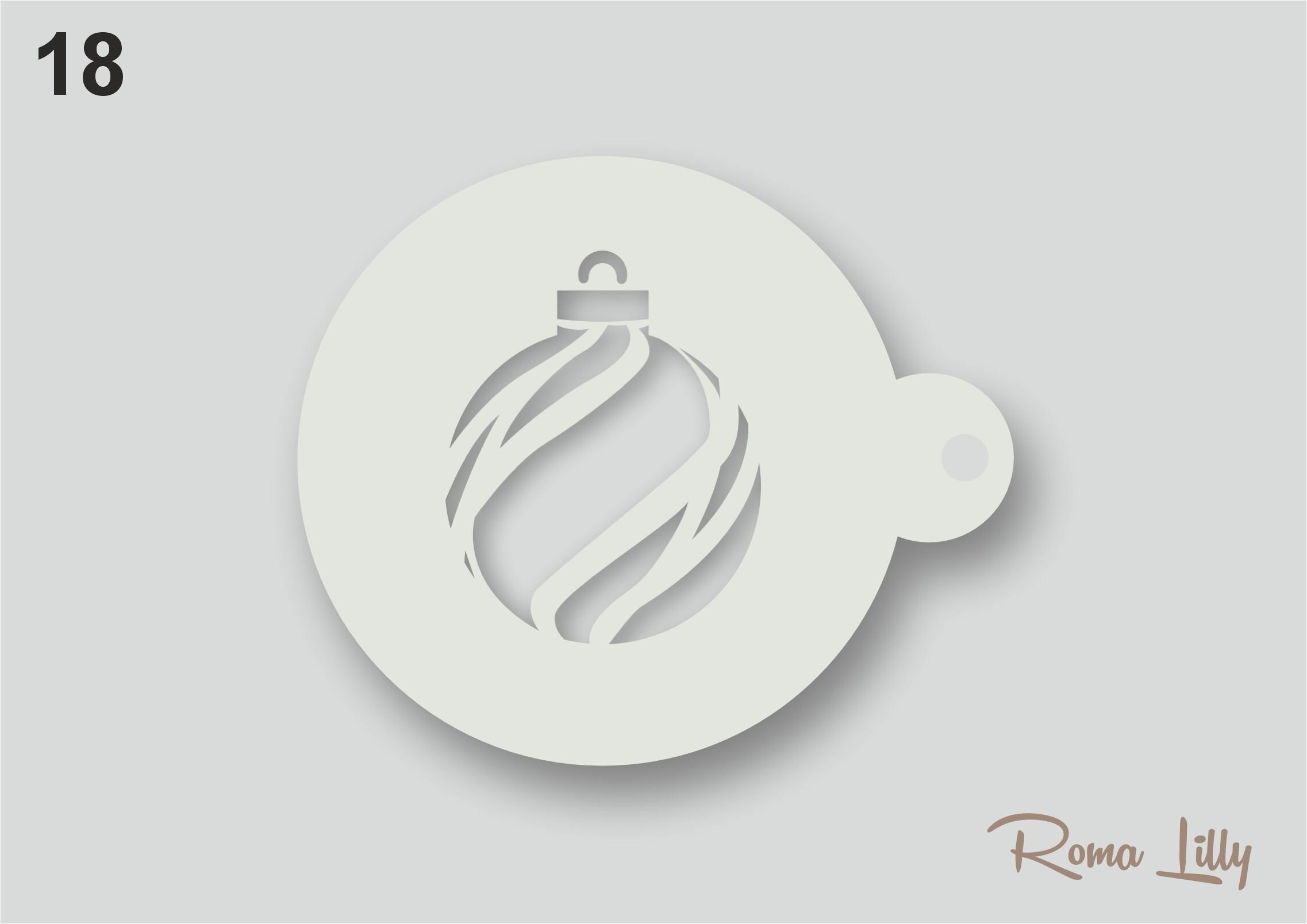 Christmas Coffee Duster Stencils for Latte, Cappuccino, Hot Chocolate ...