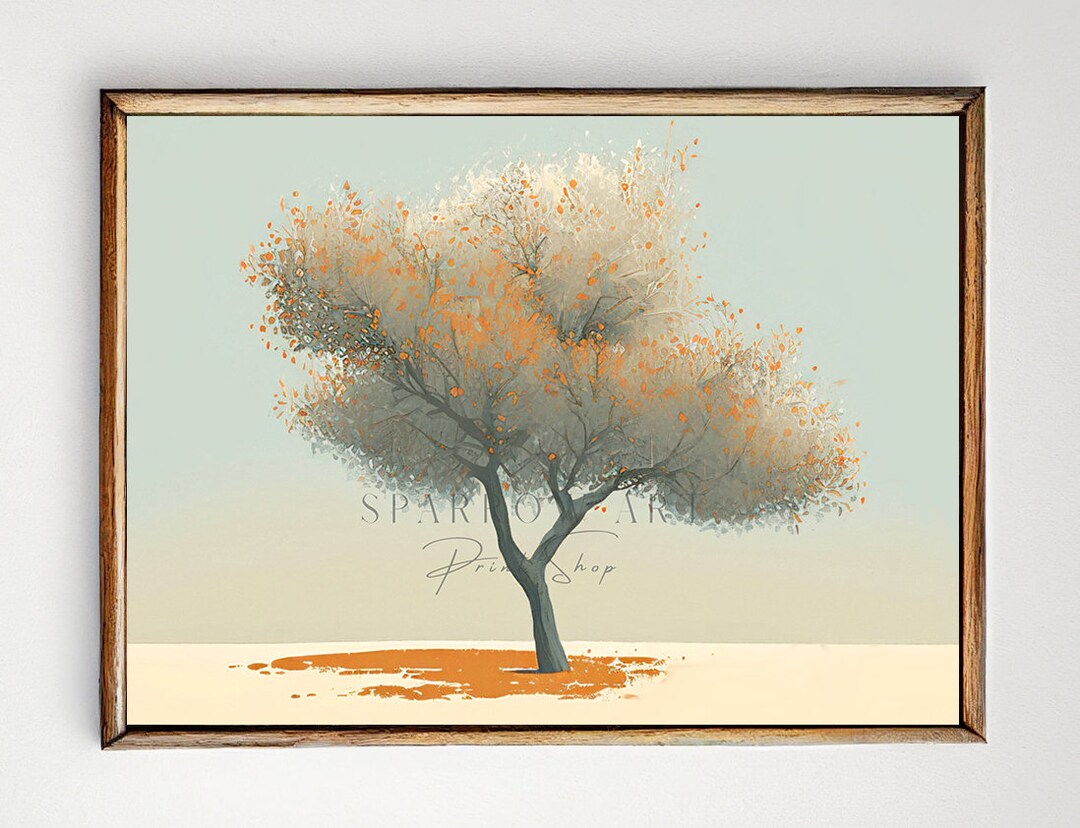 Shade 3 | Modern Tree Painting | Landscape Wall Art | Downloadable ...