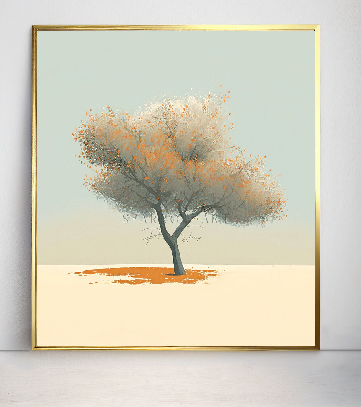 Shade 3 Modern Tree Painting Landscape Wall Art Downloadable ...