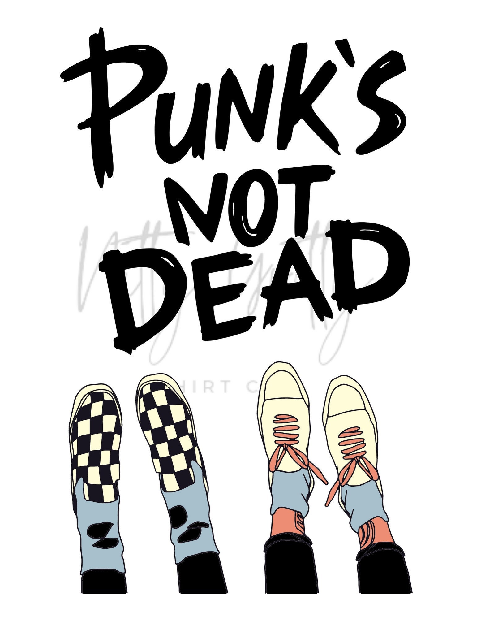Punks Not Dead PNG Download - Etsy