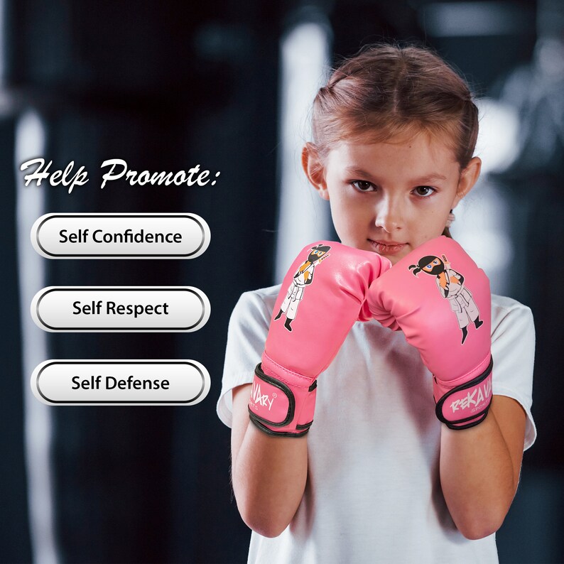 Kids Punching Bag Combo Kit Boxing Gloves Pump Repair Kit Ninja ...