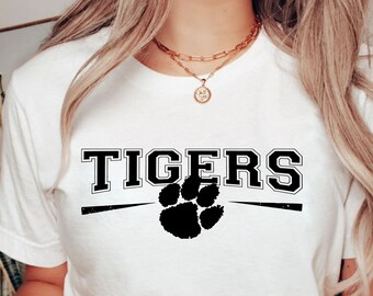 Panthers SVG PNG DXF, Distressed Panther Paw Shirt Sublimation Design ...