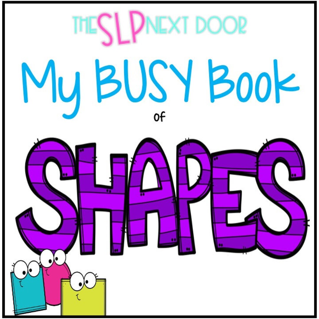 Learning Shapes Busy Book for Toddlers - Etsy