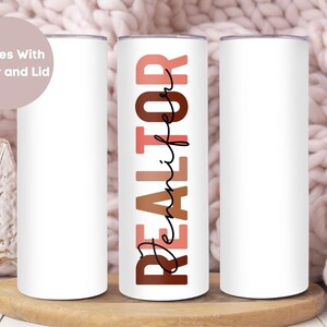 Personalized Realtor Tumbler, Custom Realtor Tumbler Cup, Realtor Gift ...