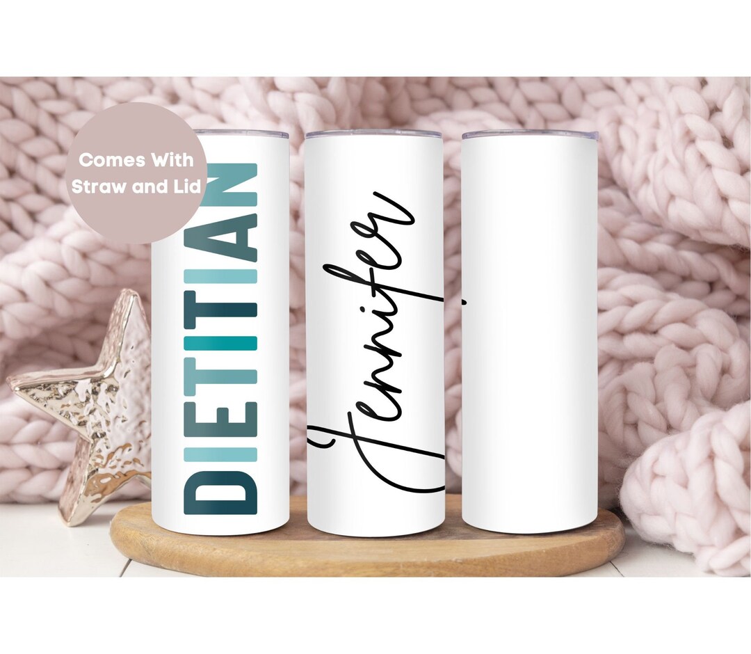Personalized Dietitian Tumbler, Custom Dietitian Tumbler Cup, Dietitian ...