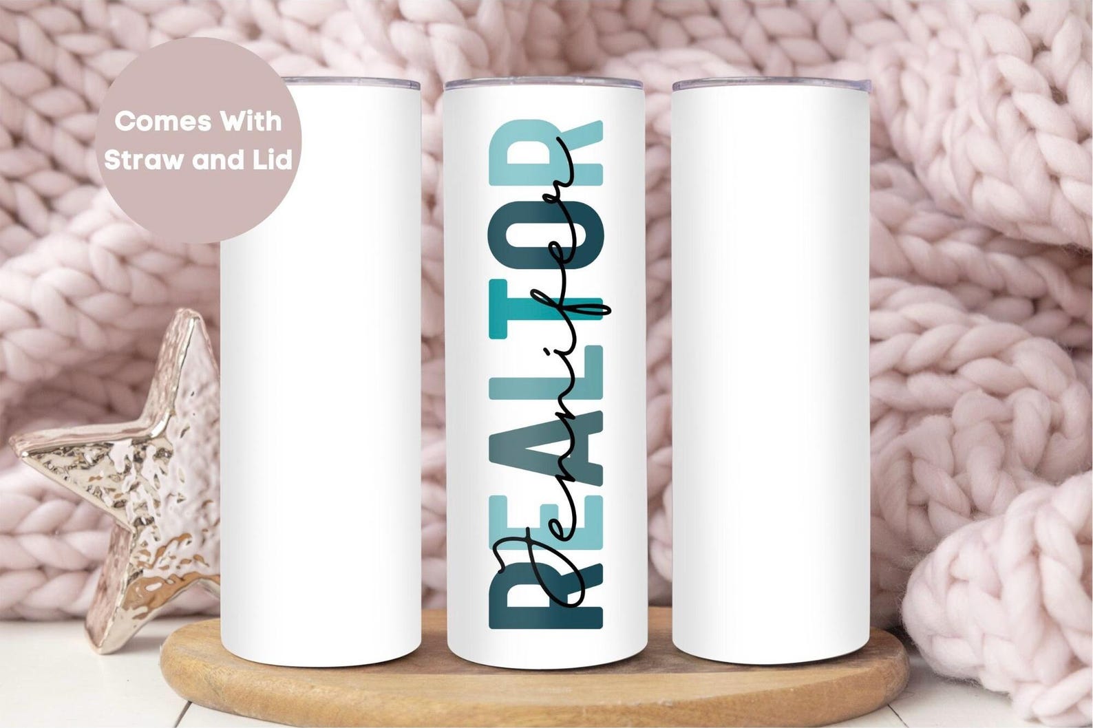 Personalized Realtor Tumbler, Custom Realtor Tumbler Cup, Realtor Gift ...