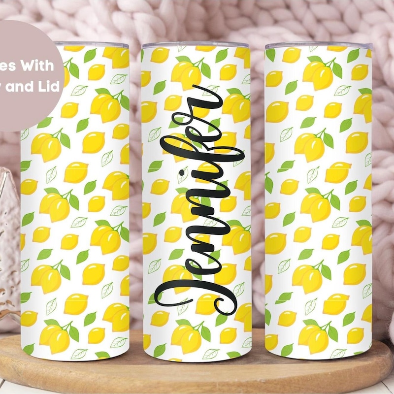 Glass Water With Lemons - Etsy