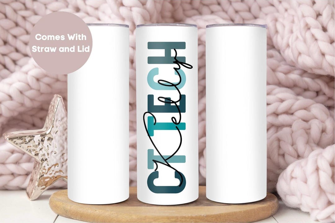 Personalized CT Tech Tumbler, Custom CT Technologist Tumbler Cup, CT ...