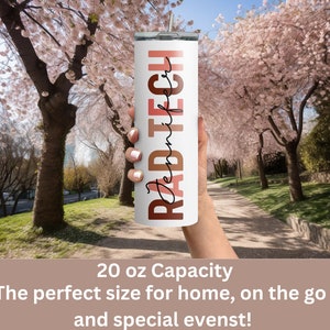 Personalized RAD TECH Tumbler, Custom Rad Tech Tumbler Cup, Rad Tech ...