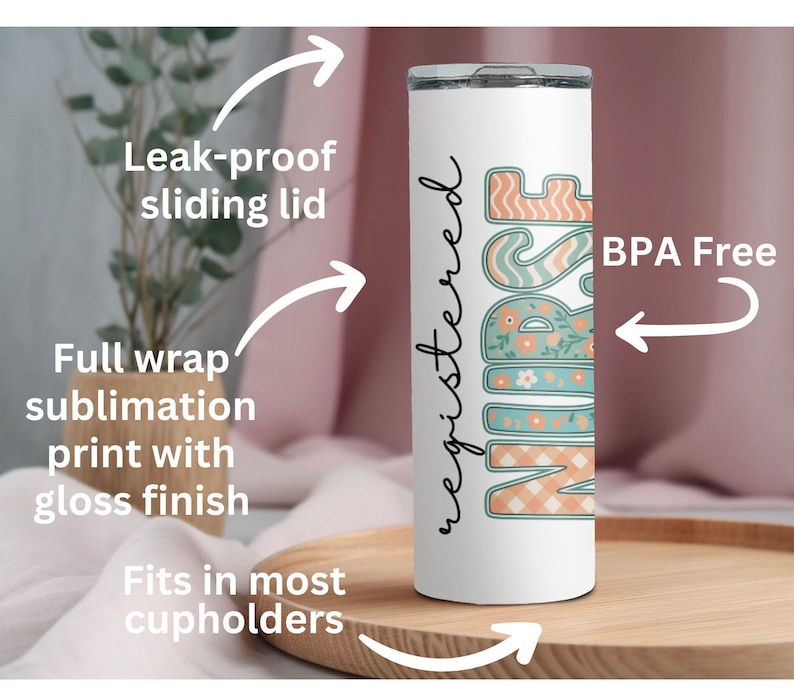 Personalized Registered Nurse Coquette Bow Tumbler, Custom RN Nurse ...