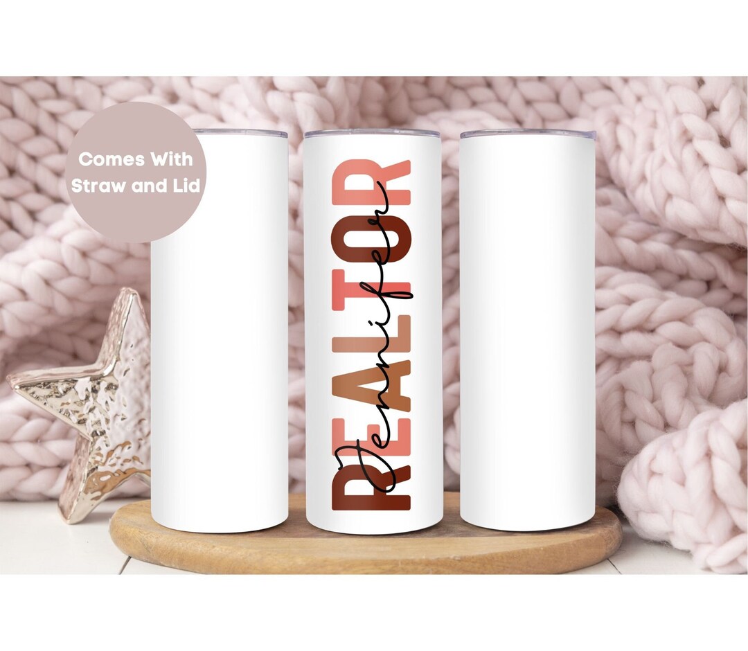 Personalized Realtor Tumbler, Custom Realtor Tumbler Cup, Realtor Gift ...