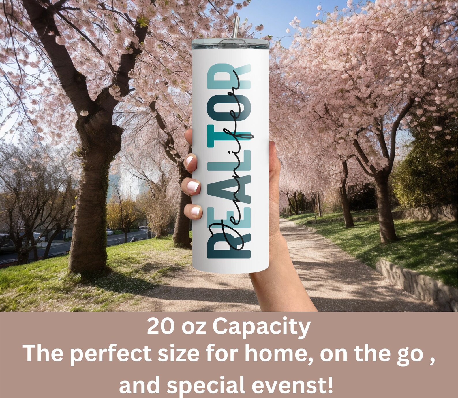Personalized Realtor Tumbler, Custom Realtor Tumbler Cup, Realtor Gift ...