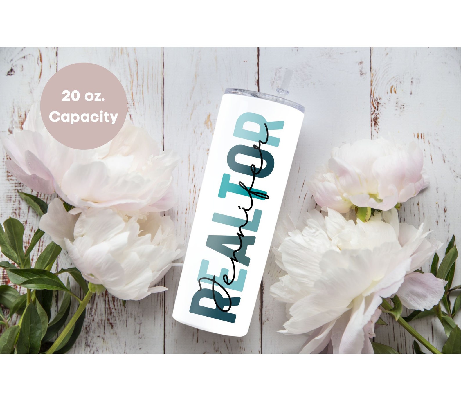 Personalized Realtor Tumbler, Custom Realtor Tumbler Cup, Realtor Gift ...