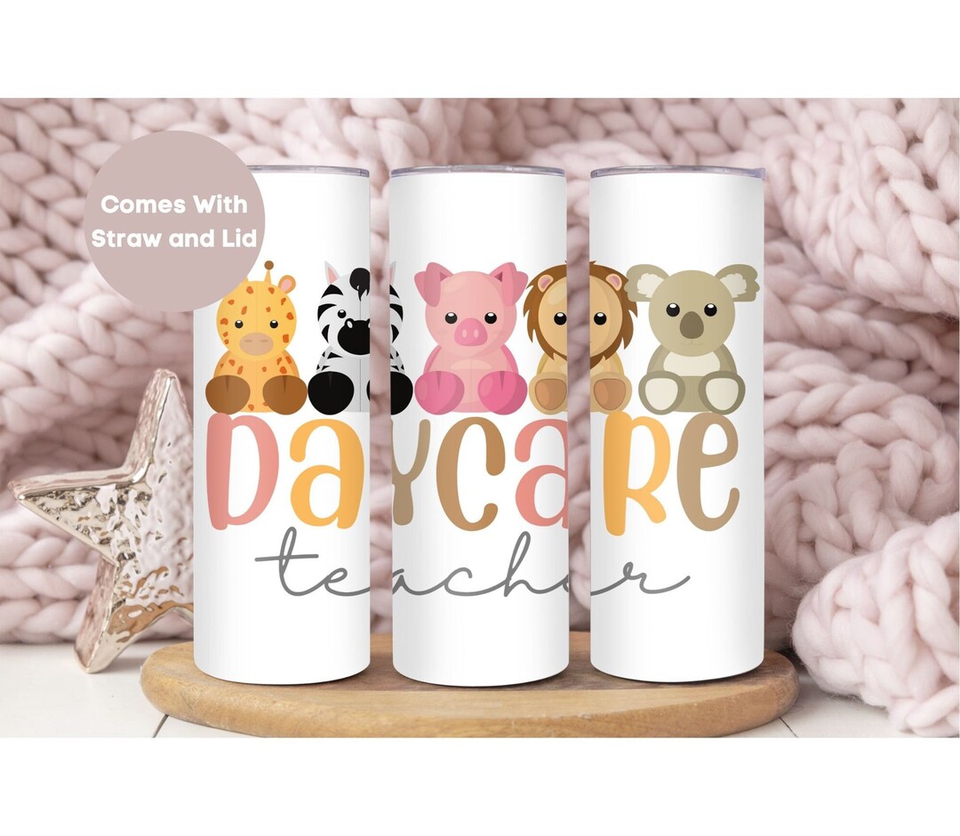 Daycare Teacher Tumbler, Daycare Teacher Gift,teacher Appreciation Gift ...