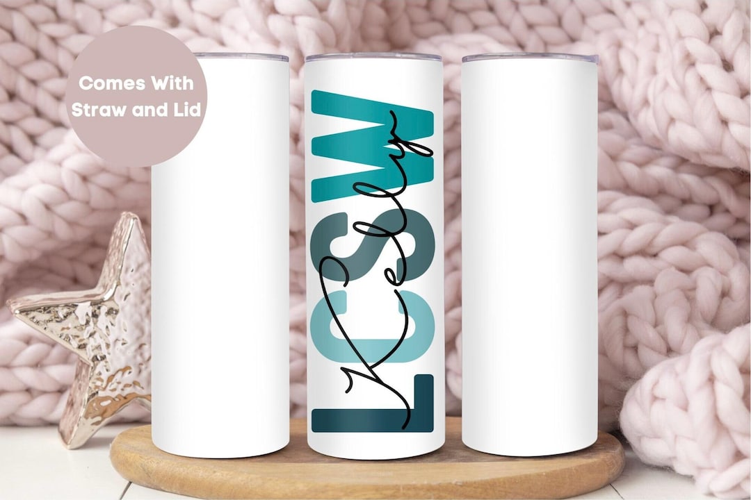 Personalized LCSW Tumbler, Custom LCSW Tumbler Cup, LCSW Gift, Licensed ...