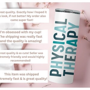 Personalized PT Tumbler, Custom PT Tumbler Cup, DPT Gift, Nurse ...