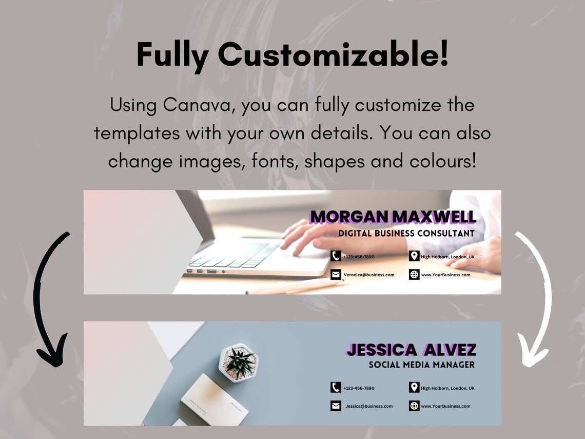 Linkedin Banner Canva, Editable Template, Minimalist Banner Design ...