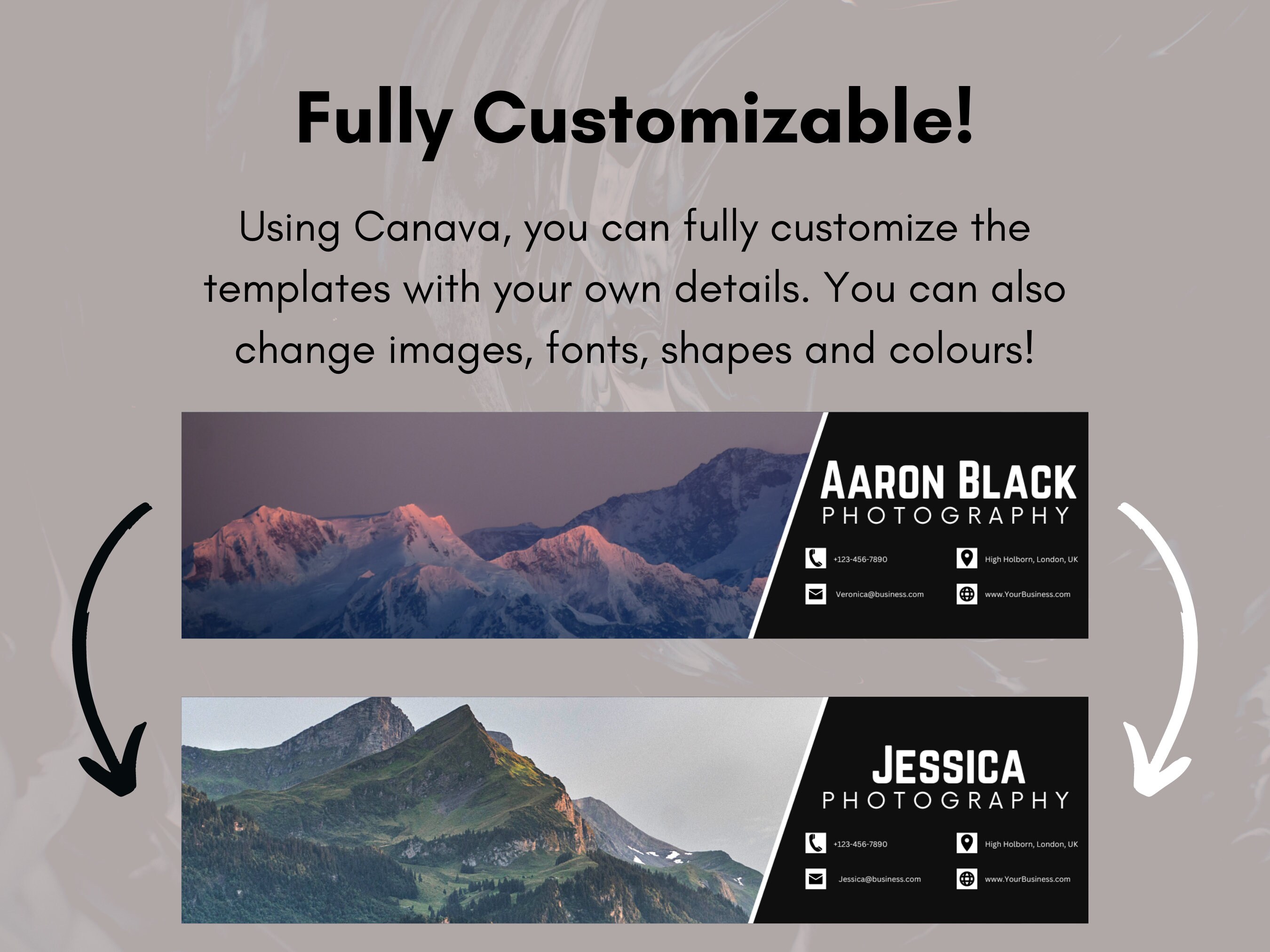 Editable Linkedin Banner Canva Template Editable Linkedin Background Linked In Photography