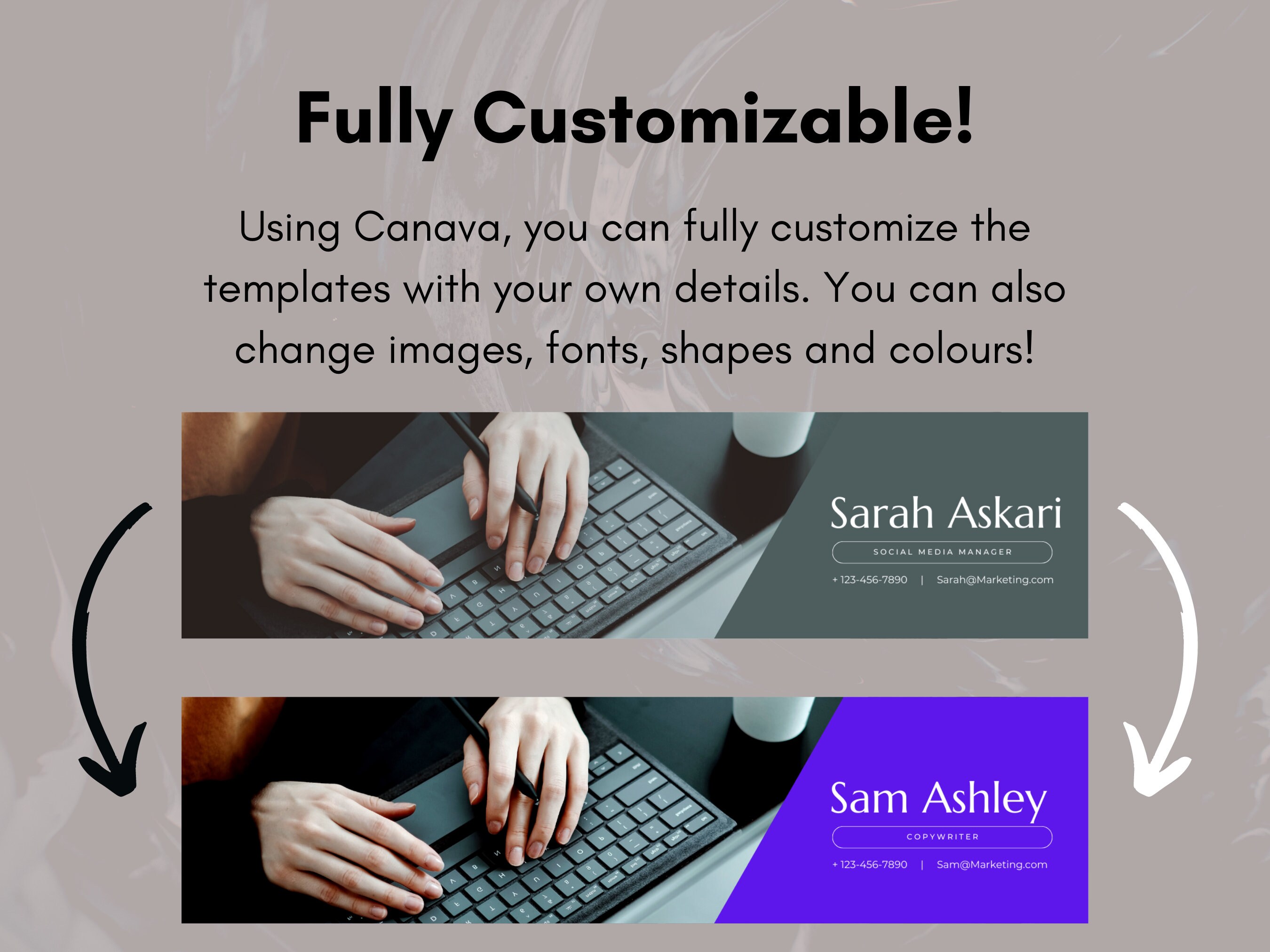 Linkedin Banner Canva, Editable Template, Minimalist Banner Design ...