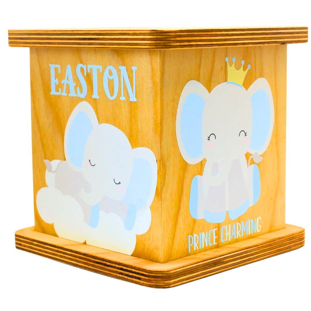 Personalized Elephant Piggy Bank Cute Animal Bank for Kids Custom ...