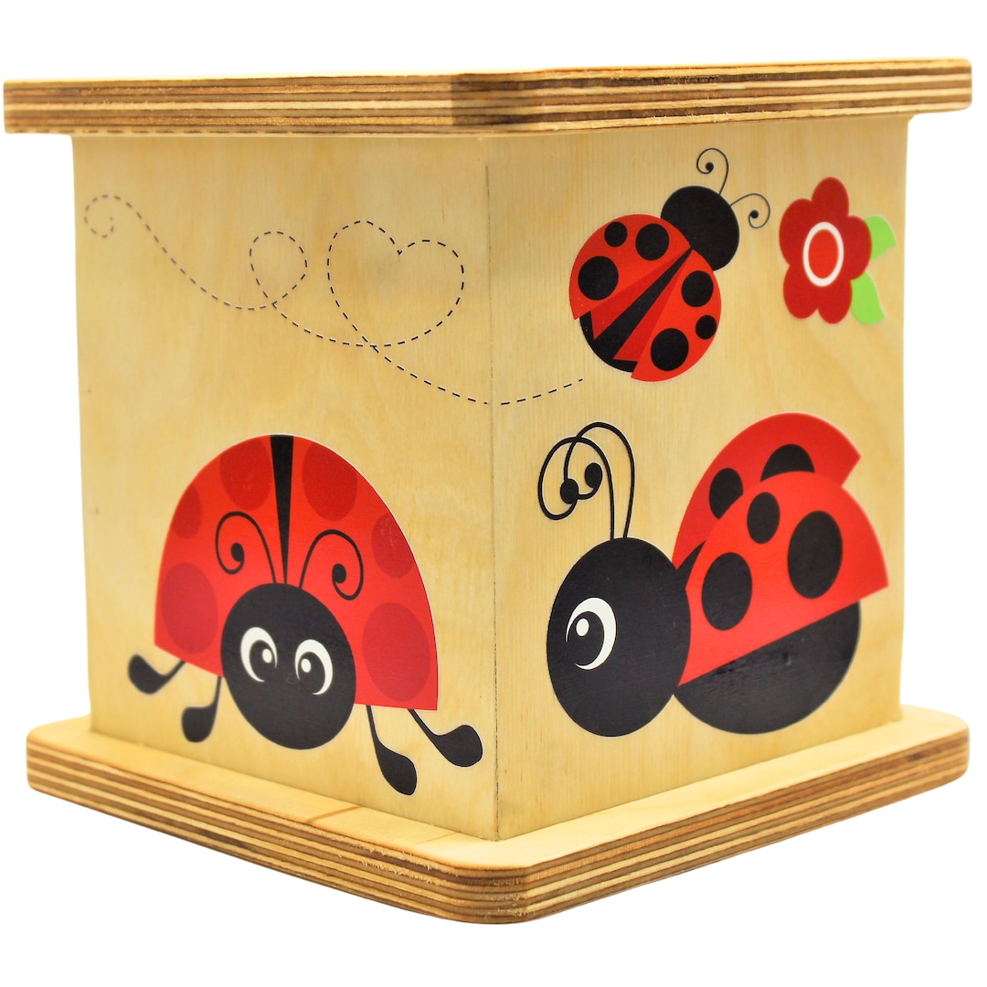 Personalized Wooden Piggy Bank for Boys & Girls Large, Unique Coin Bank ...