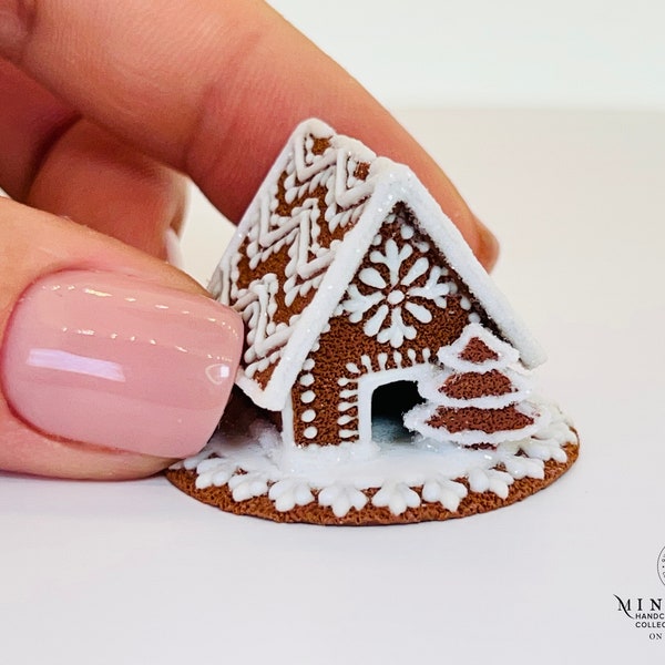 Miniature Gingerbread House - Etsy