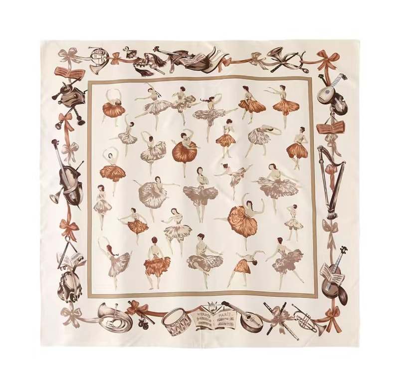 Scarf Ballet Black or Cream Color - Etsy