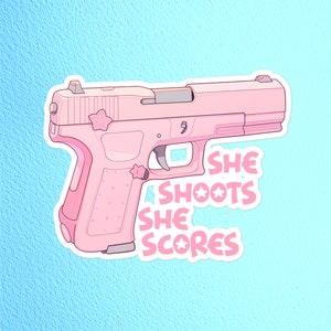 Cute Pink Glock File Girl Power Kawaii Gun Instant Download Gun ...